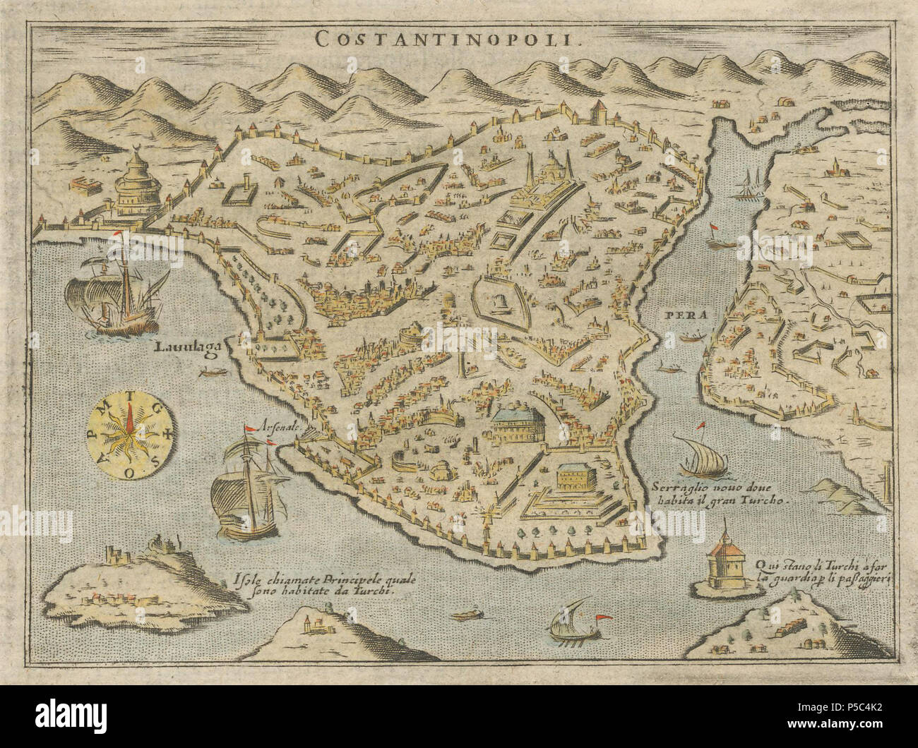 Istanbul constantinople 17th century hi-res stock photography and ...