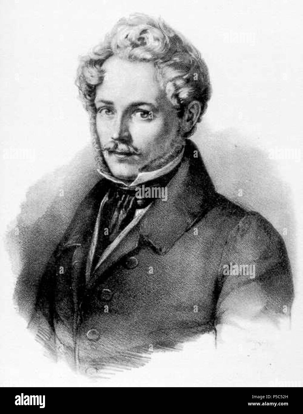 English: Self portrait of the artist Ernst Fries 1830. N/A 523 Ernst ...