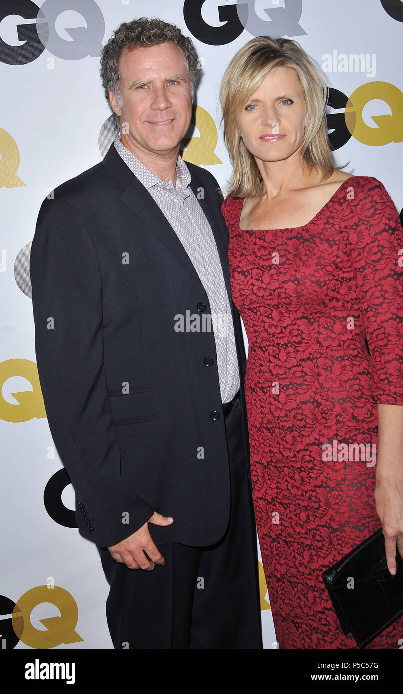 Will Ferrell and wife at the 2013 GQ Men of the Year at the Ebel ...