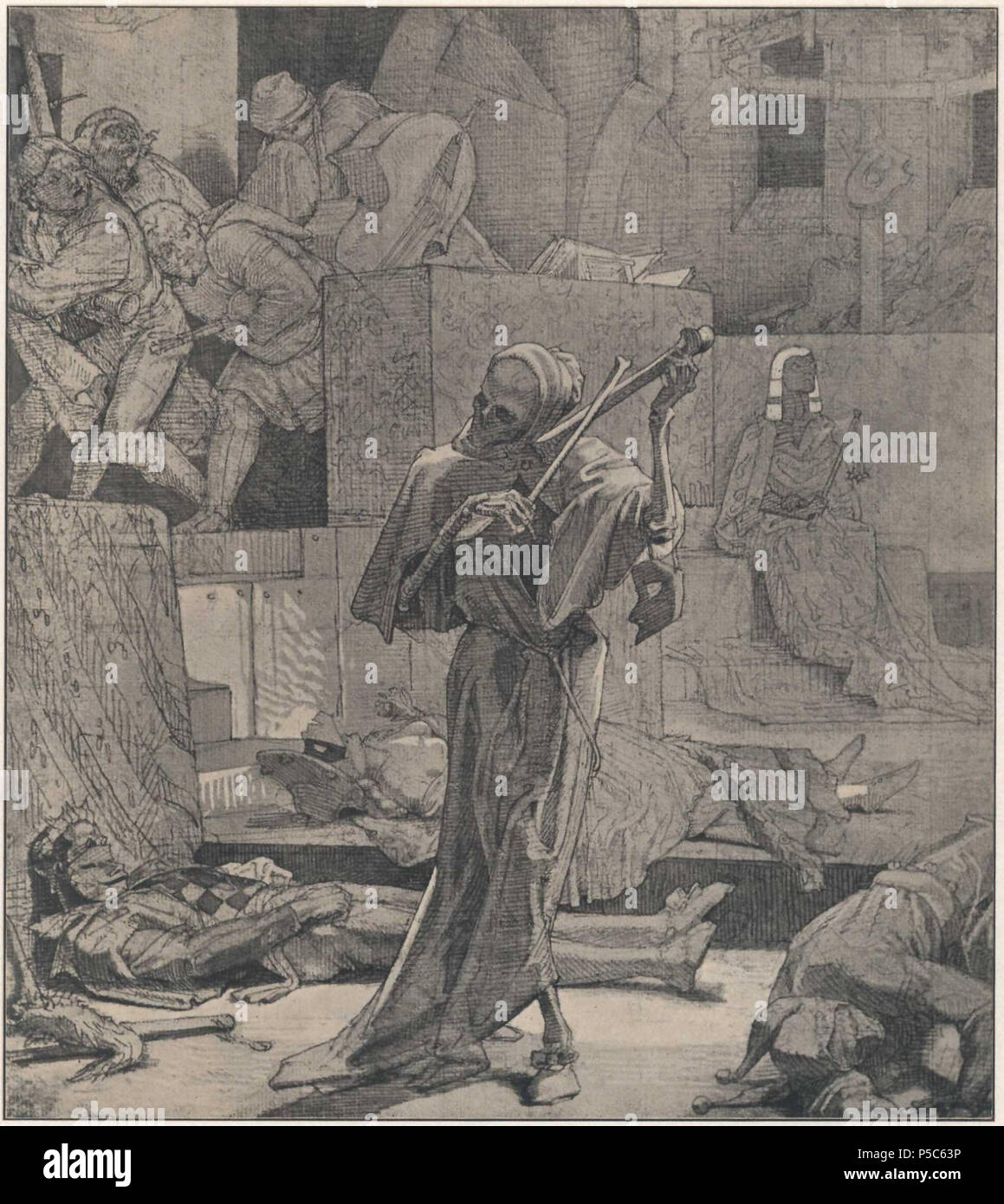 83 Alfred Rethel Der Tod als Würger Stock Photo - Alamy