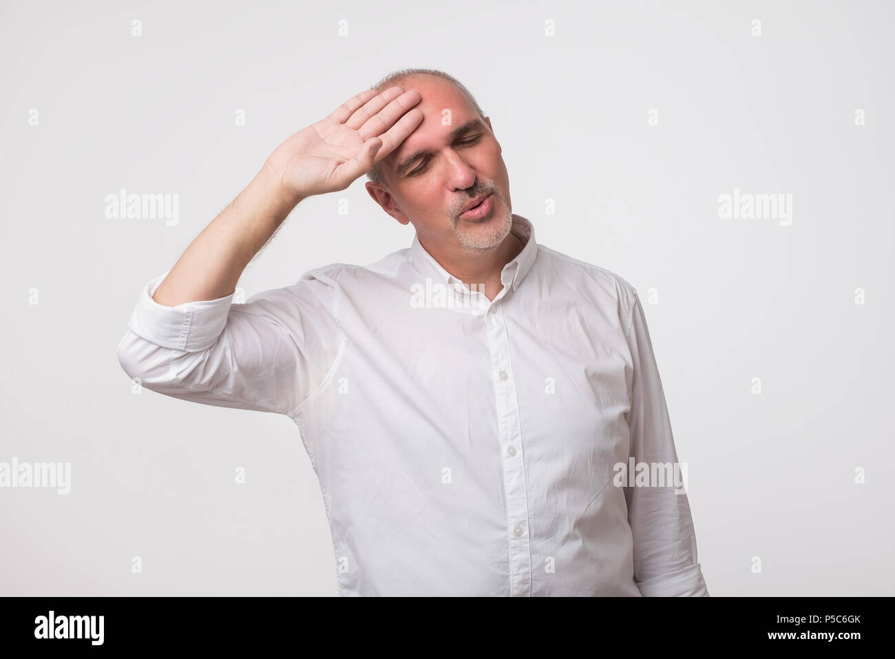 Exhausted Tired Face