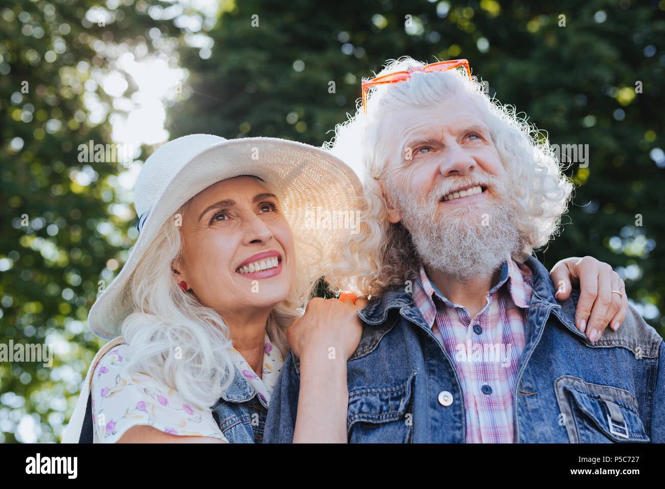 Happy joyful couple being in a great mood Stock Photo - Alamy