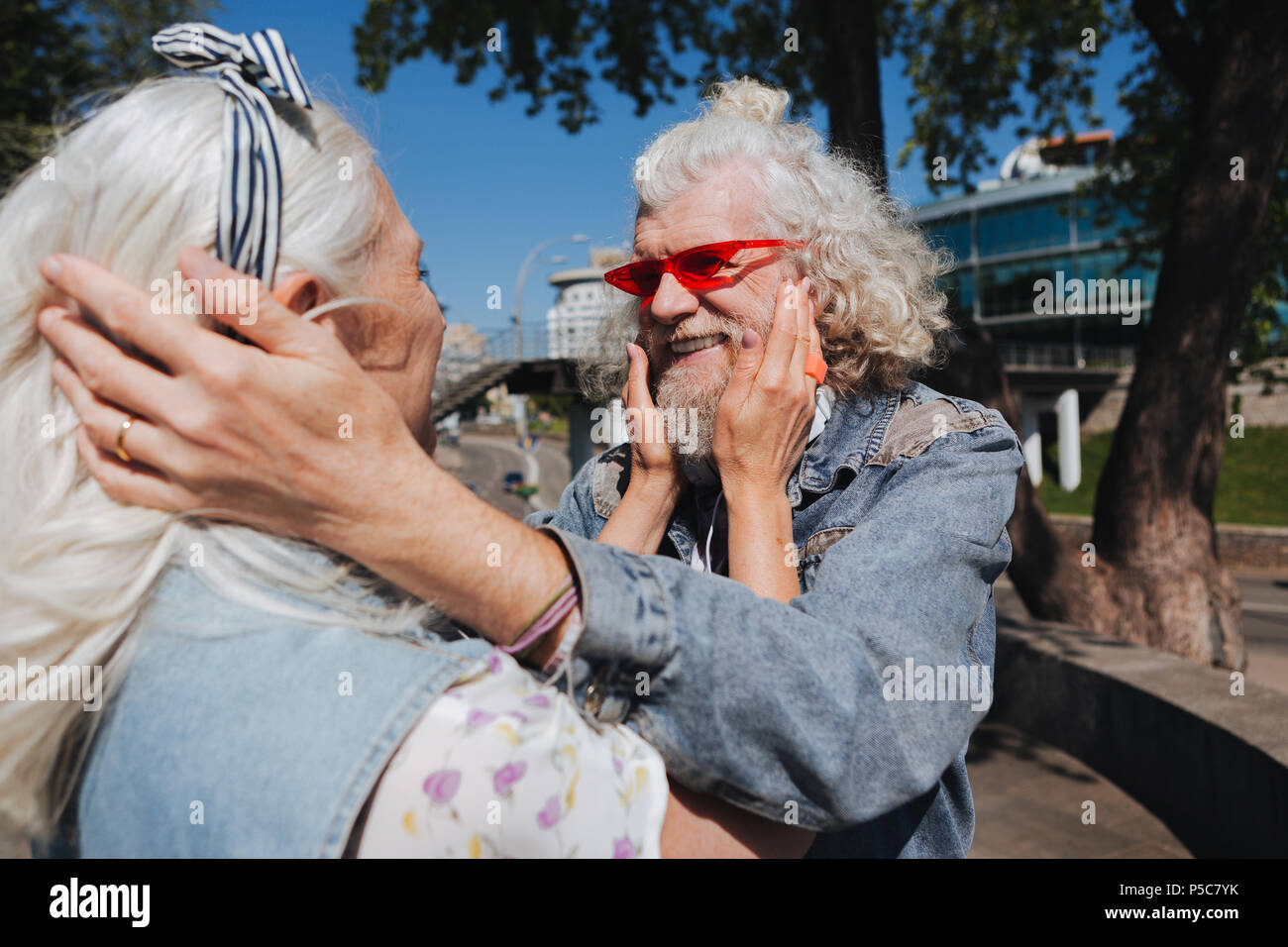 Aging hippy hi-res stock photography and images - Alamy