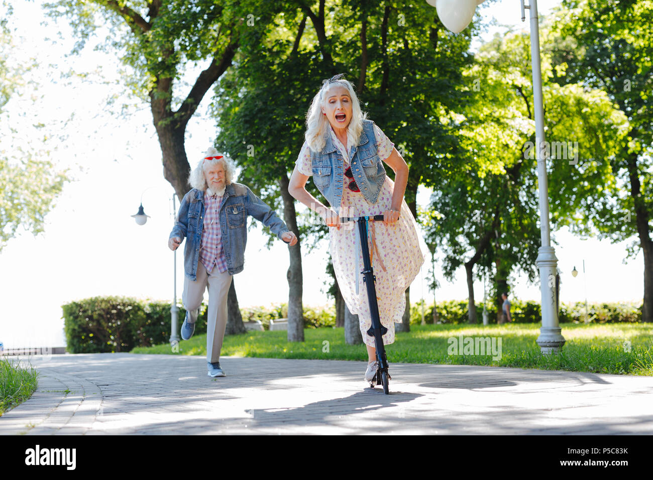 Man running after child hi-res stock photography and images - Alamy