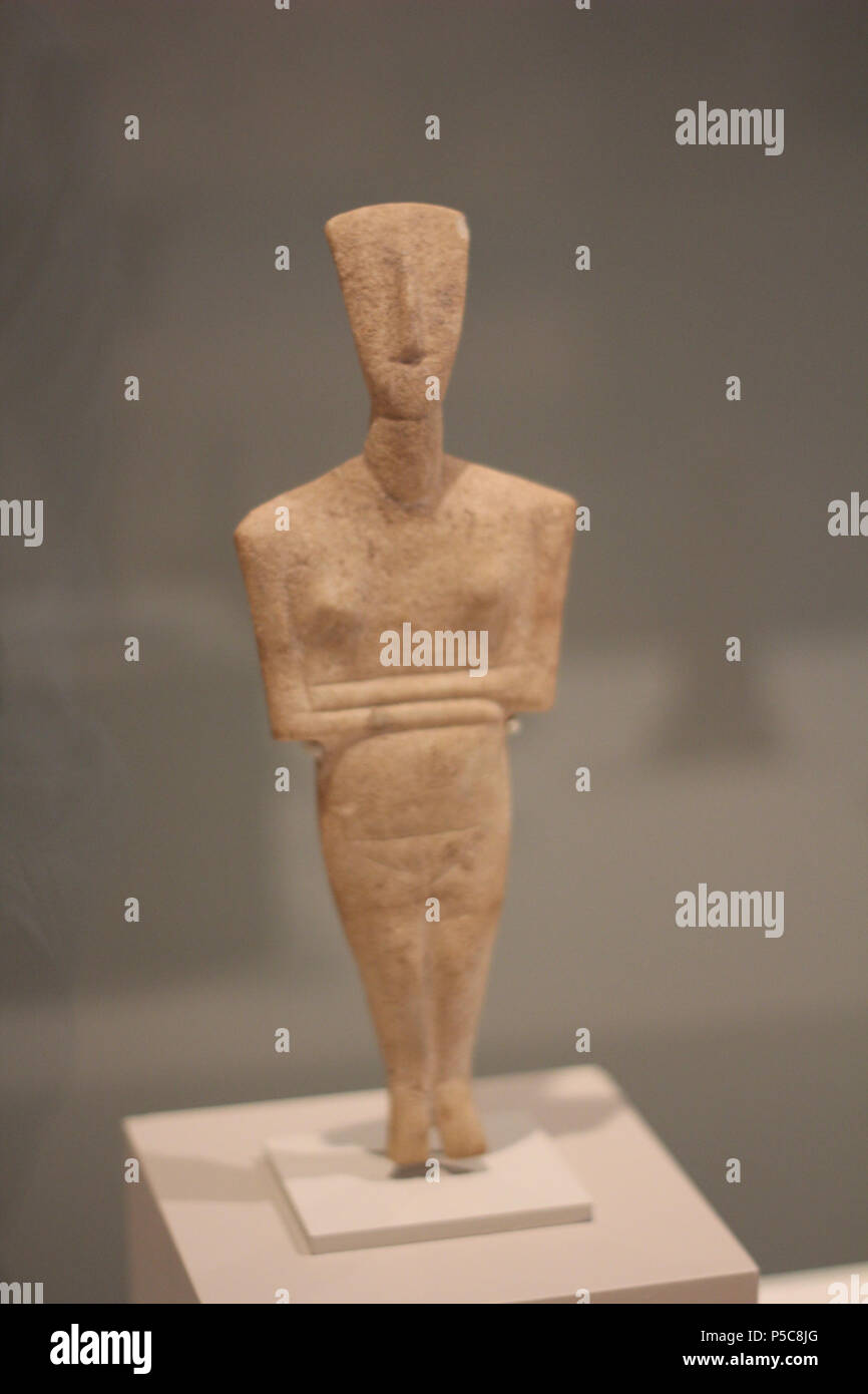 N/A. English: Sculpture, Cycladic Sculpture, Greek, c.2700-2100 B.C ...