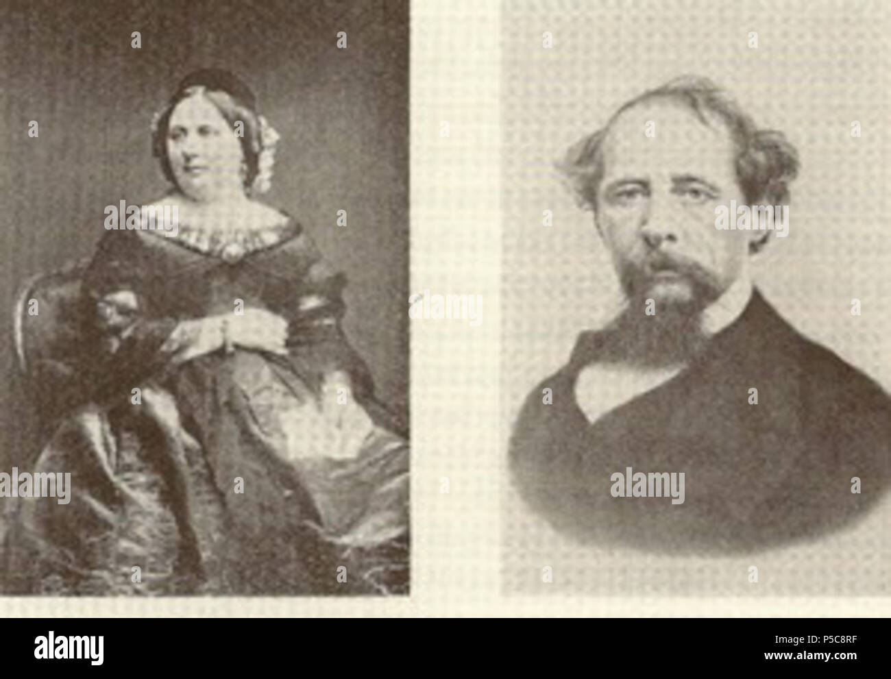 Catherine hogarth and charles dickens hi-res stock photography and ...