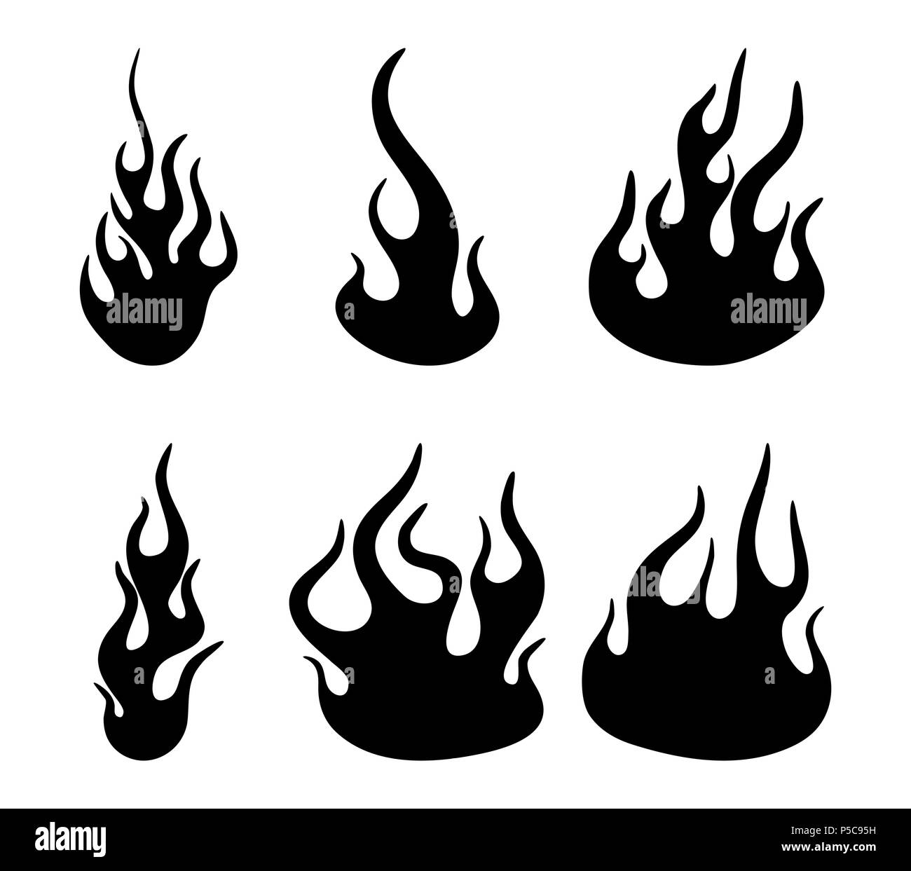 Fire white background flame hi-res stock photography and images - Alamy