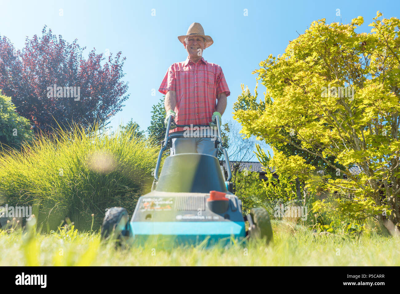 Grass cutting machine hi-res stock photography and images - Alamy