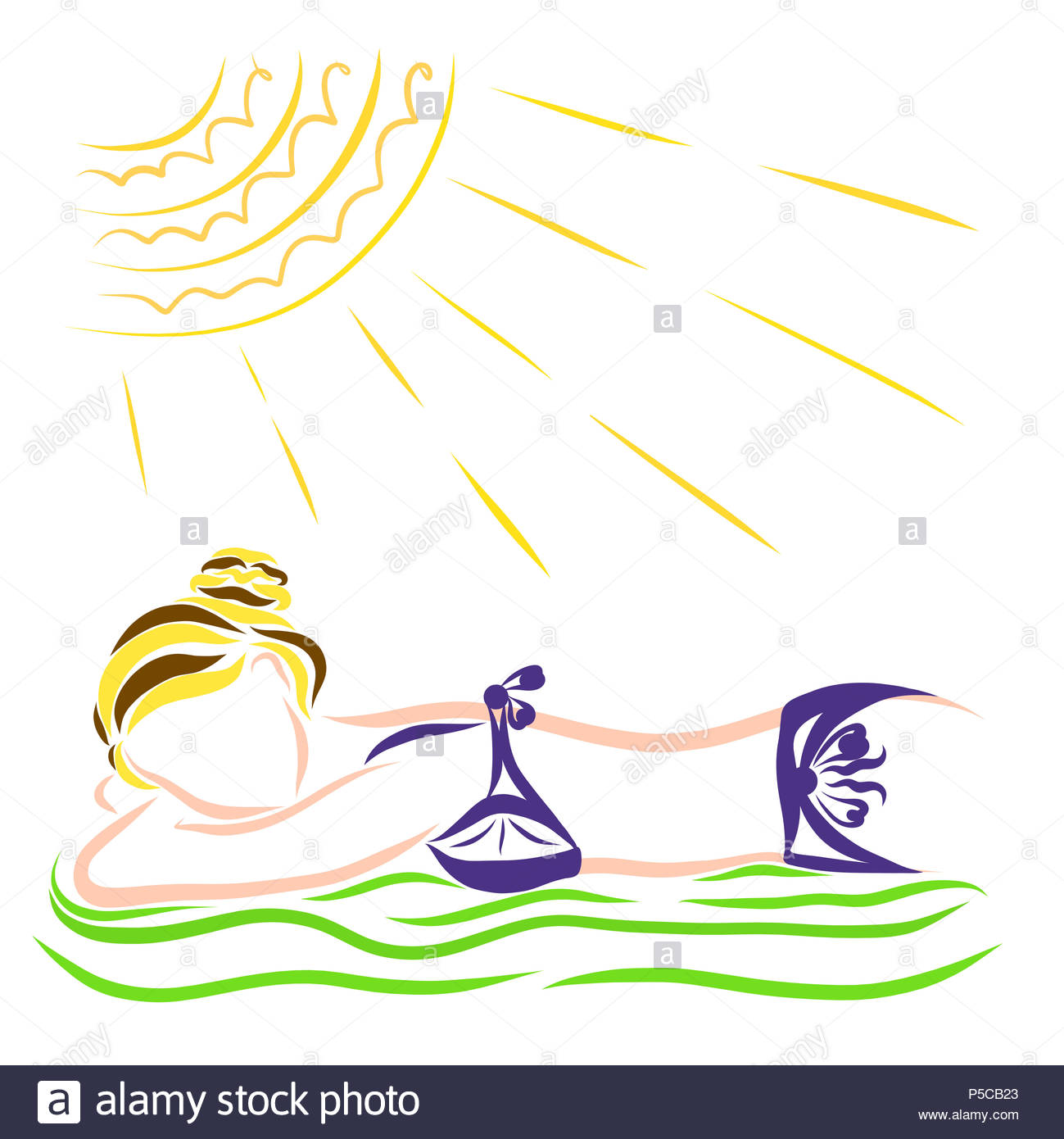 Bikini Cut Out Stock Images & Pictures - Alamy