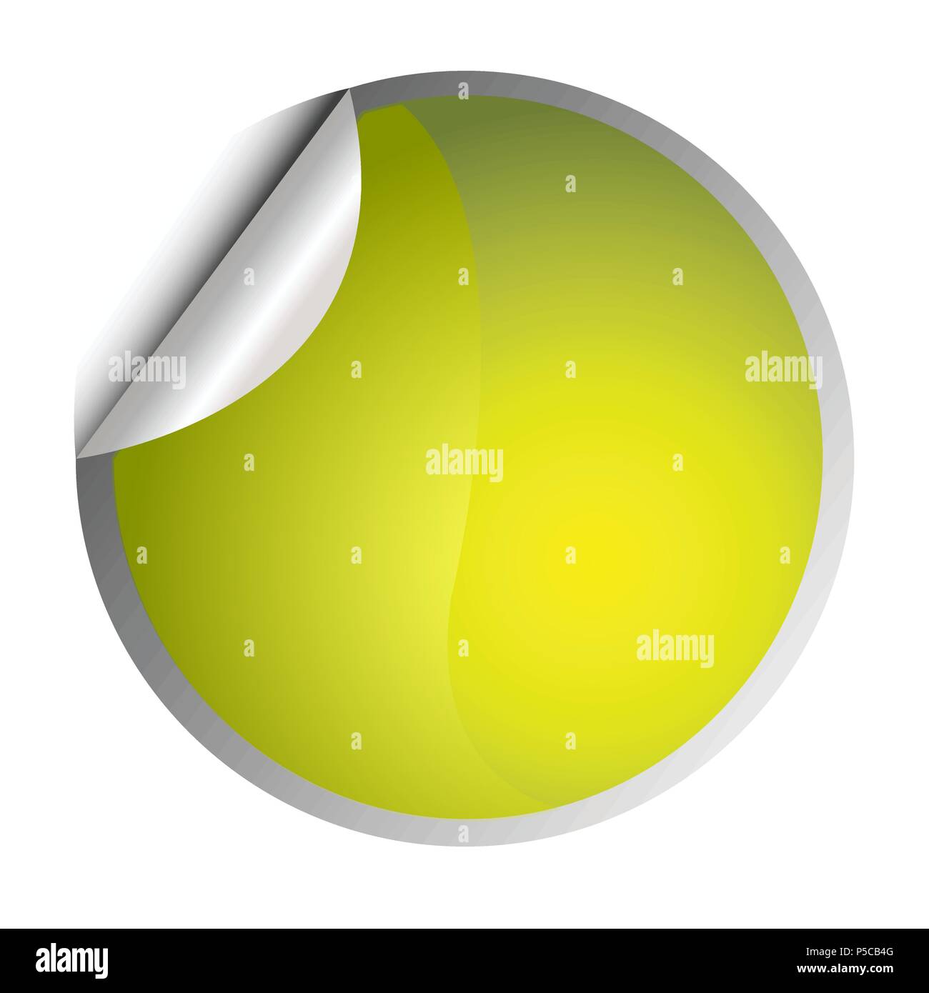 Yellow sticker Stock Vector Images - Alamy