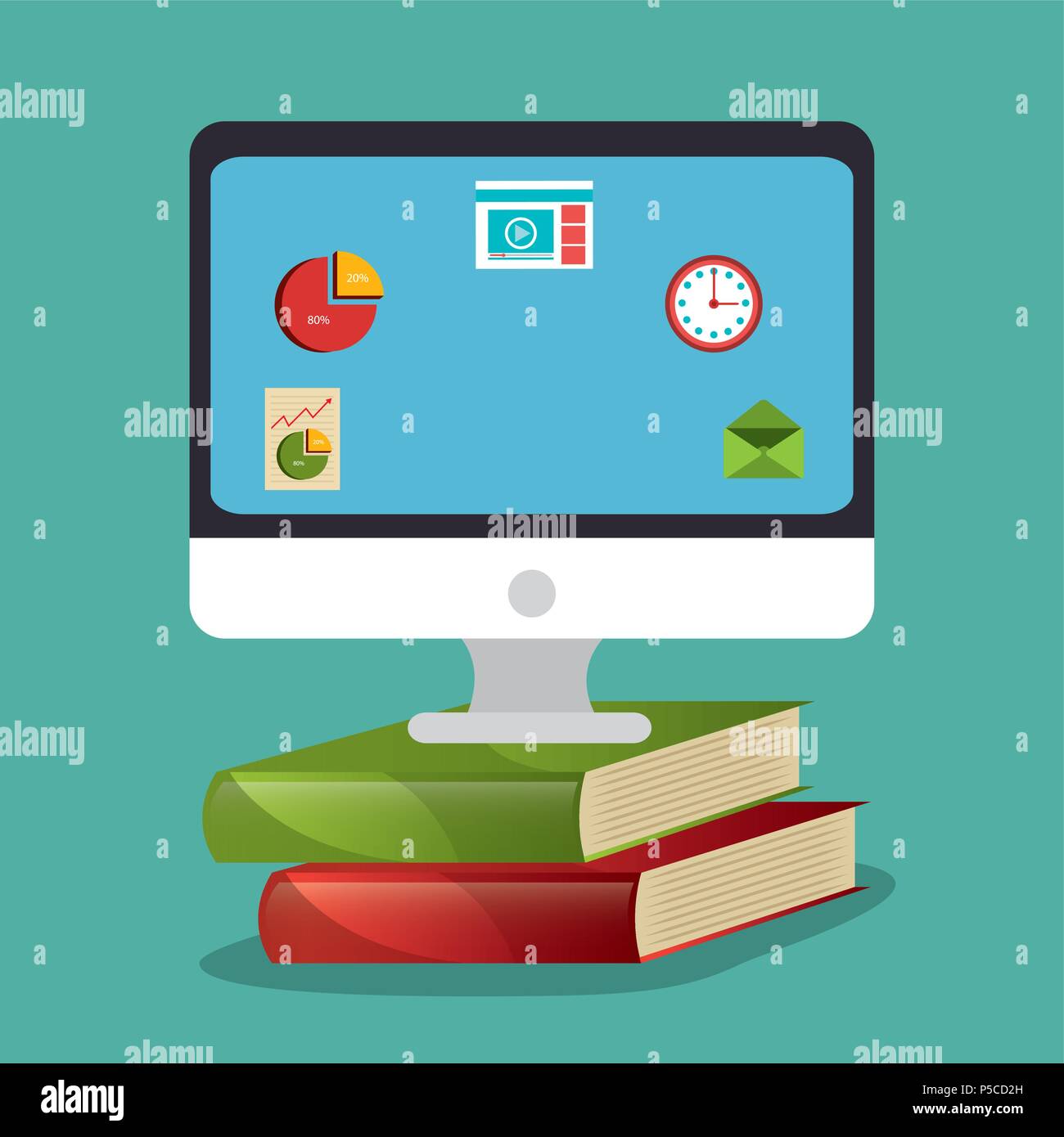 Elearning email Stock Vector Images - Alamy