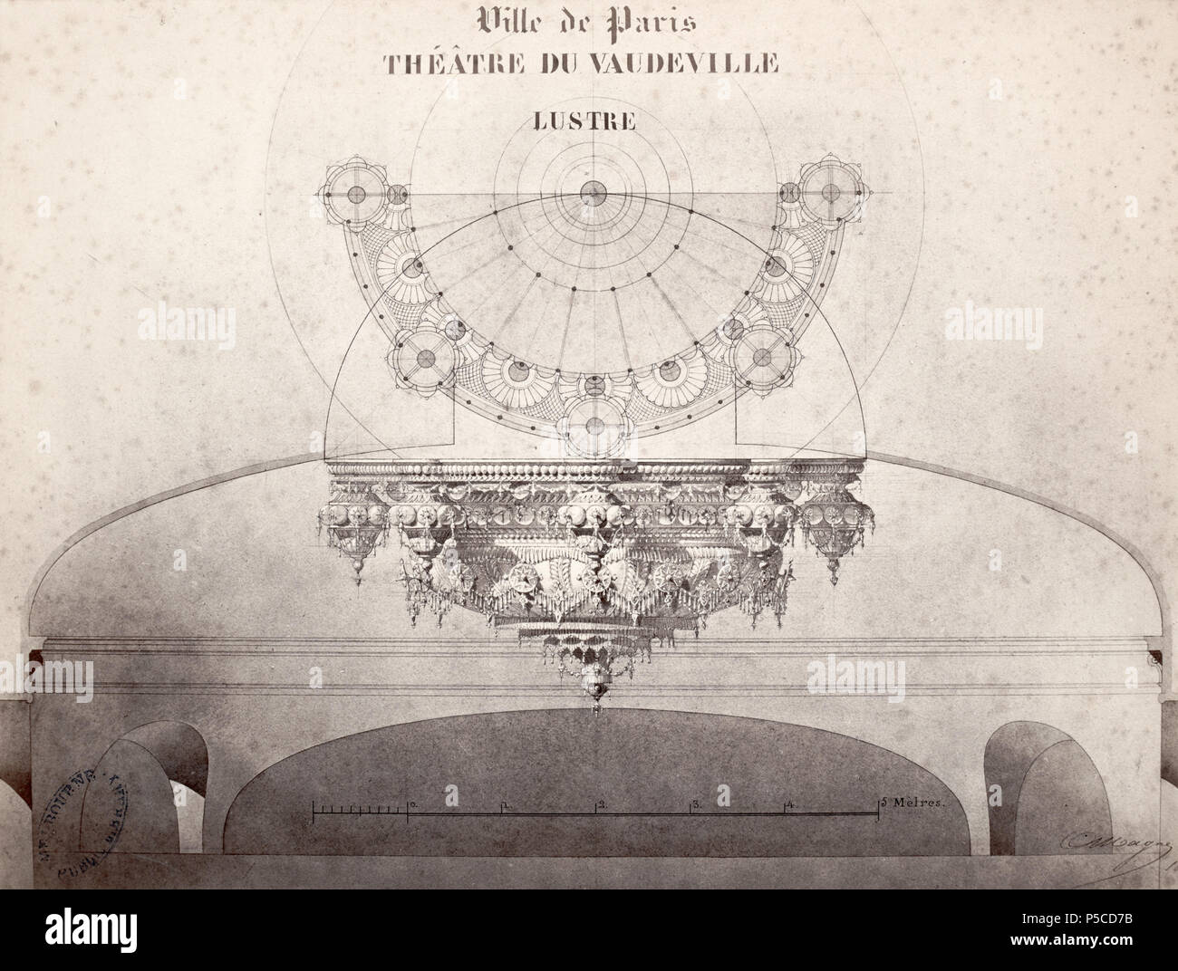 Chandelier drawing hi-res stock photography and images - Alamy