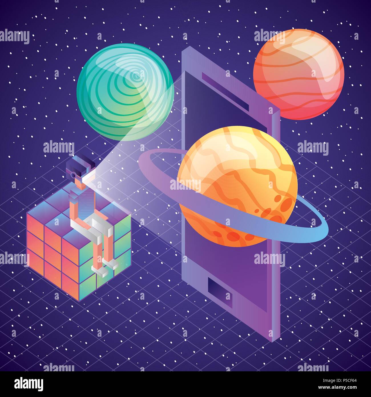Cube In Solar System