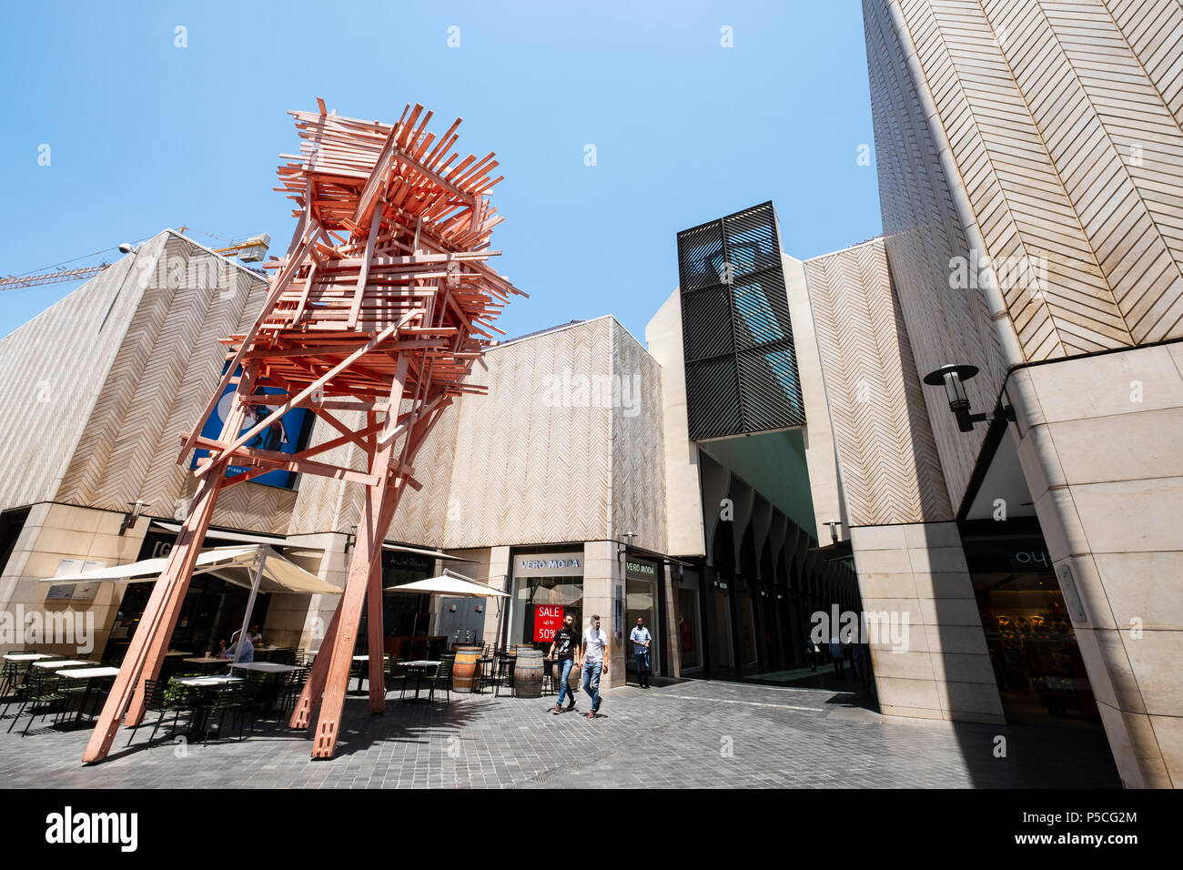 Exterior of new modern Beirut Souks retail development in Downtown ...