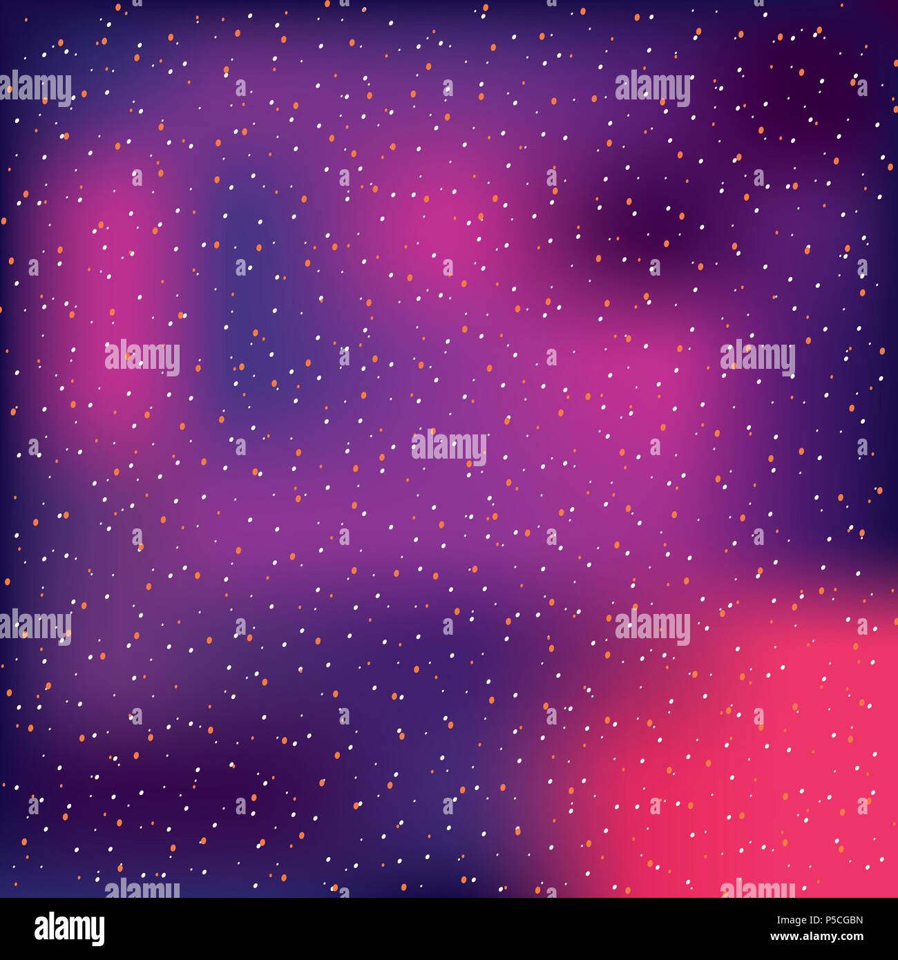 starry gradient glowing blurred background vector illustration Stock ...