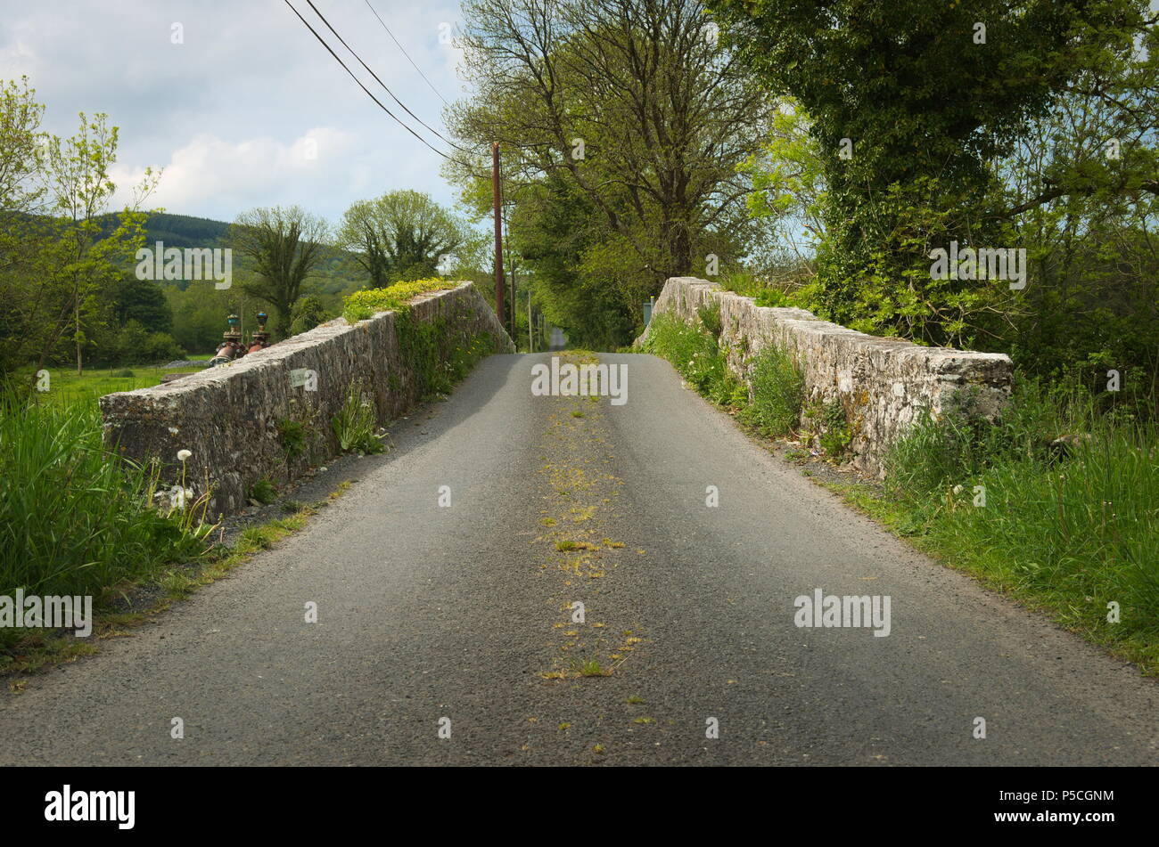 A country lane in Ireland Stock Photo - Alamy