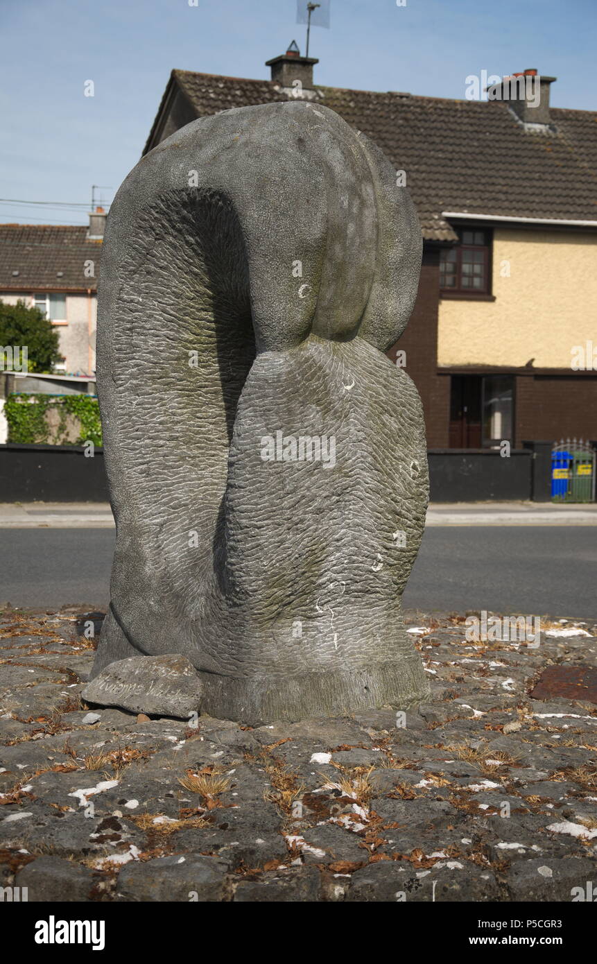 muhammad ali sculpture inn Ennis Stock Photo - Alamy