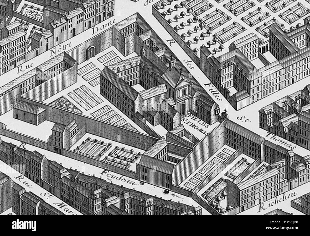 N/A. English: Couvent des Filles-Saint-Thomas, Paris. 1739. Louis ...