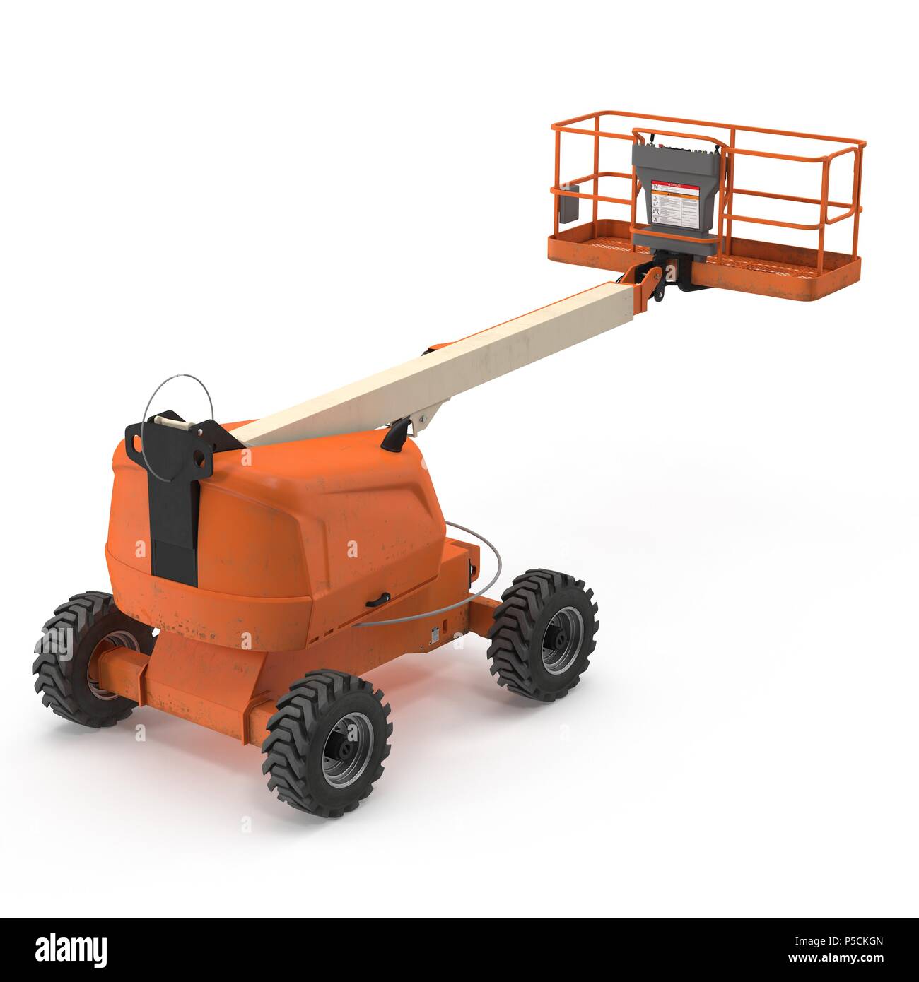 Hydraulic boom hoist Cut Out Stock Images & Pictures - Alamy