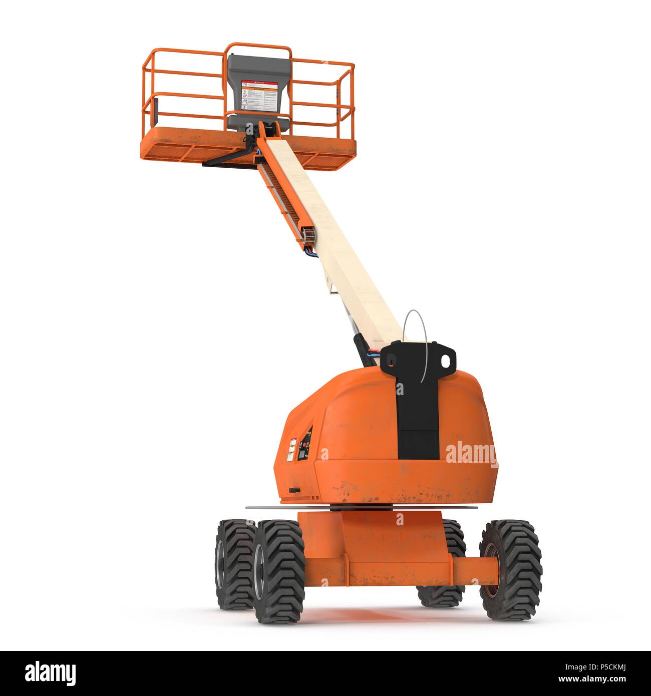 Hydraulic boom hoist Cut Out Stock Images & Pictures - Alamy