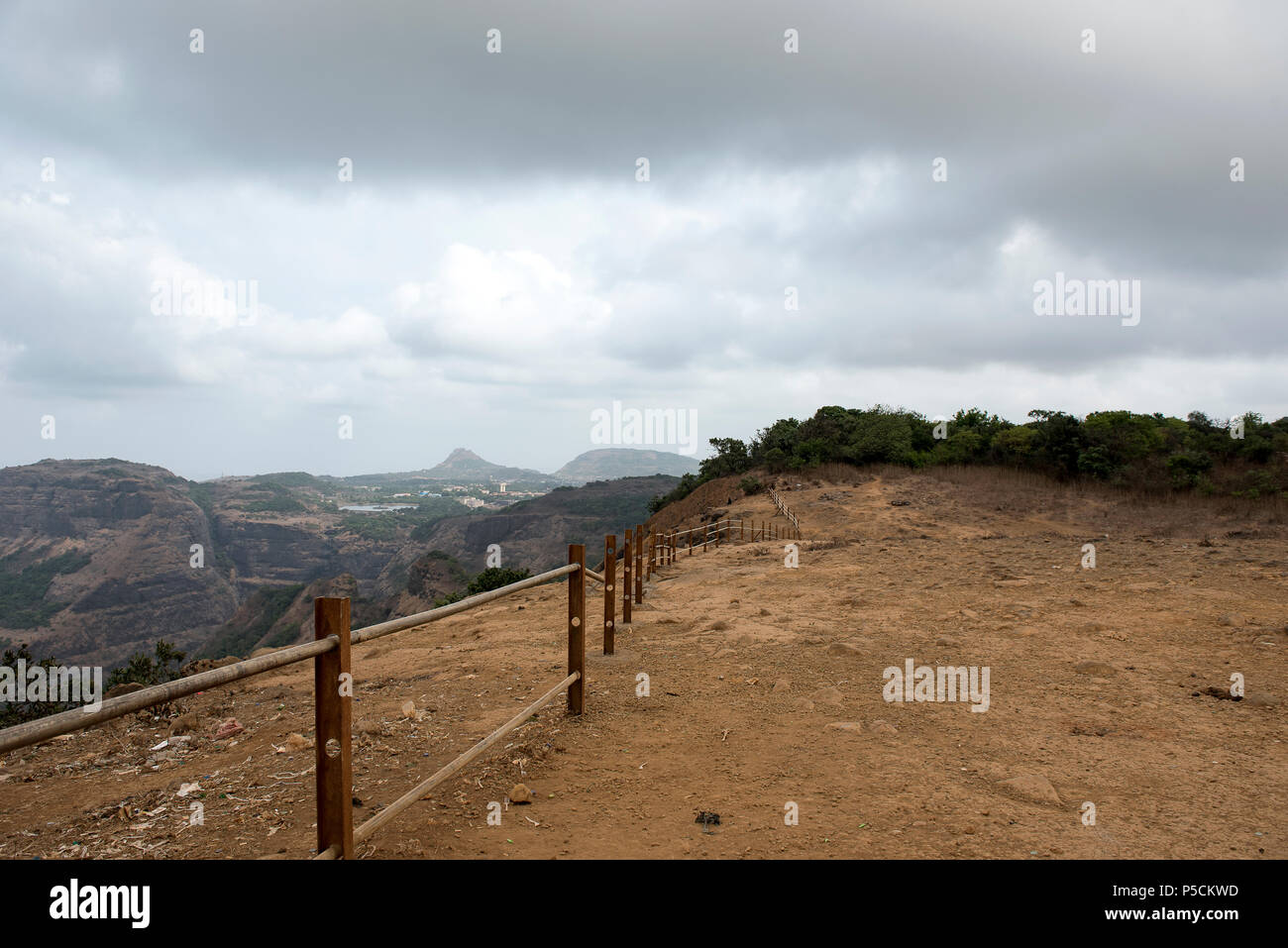Beautiful View of Lonavala Mountain in summer days Stock Photo - Alamy