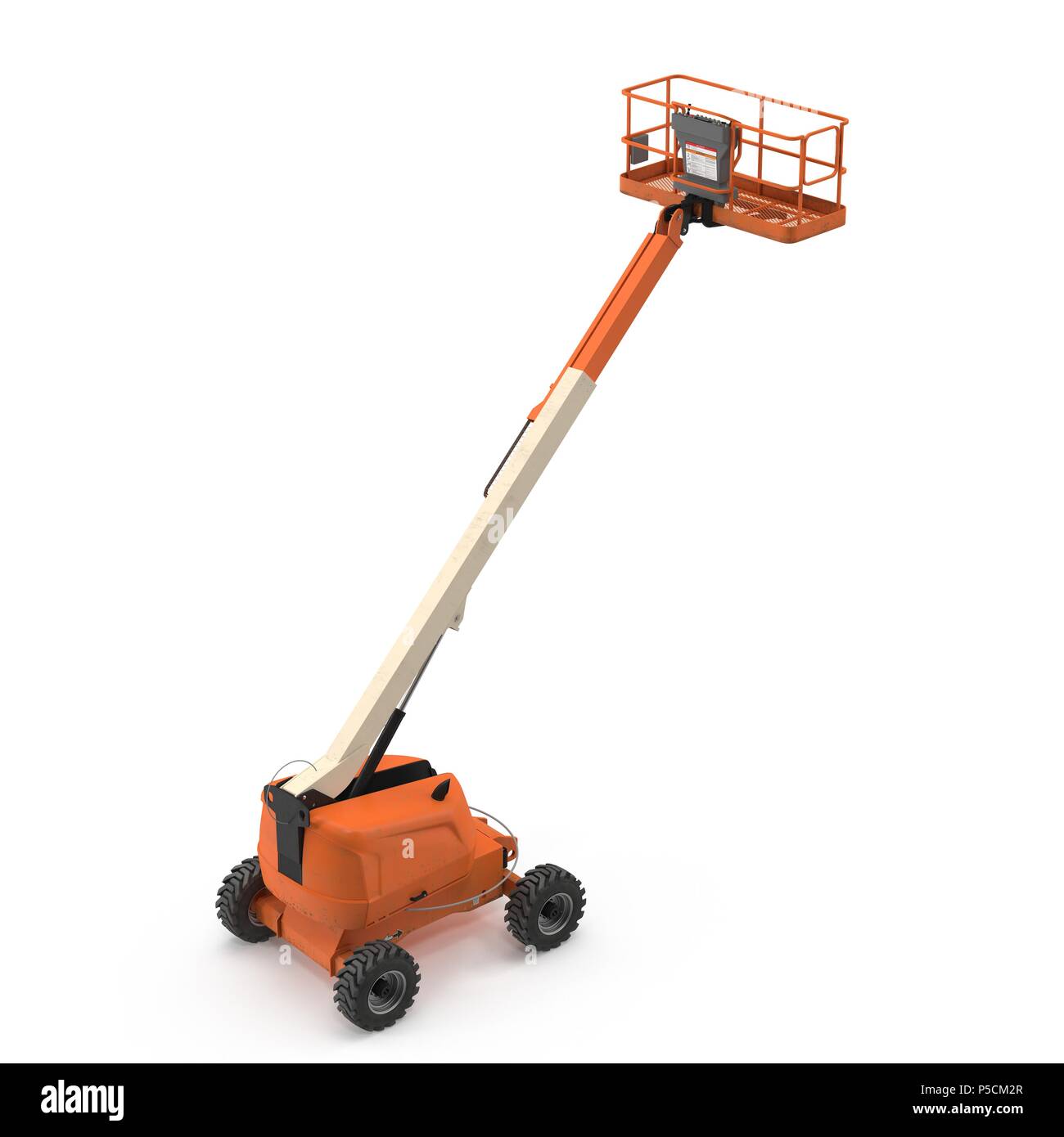Hydraulic boom hoist Cut Out Stock Images & Pictures - Alamy
