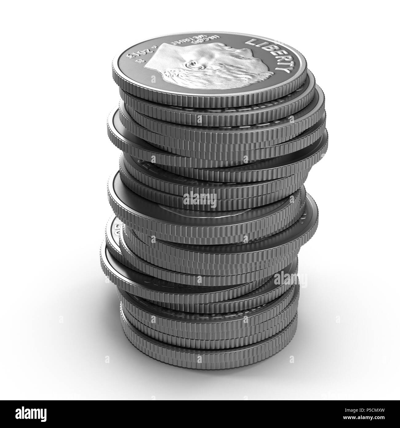 American money stacks Black and White Stock Photos & Images - Alamy