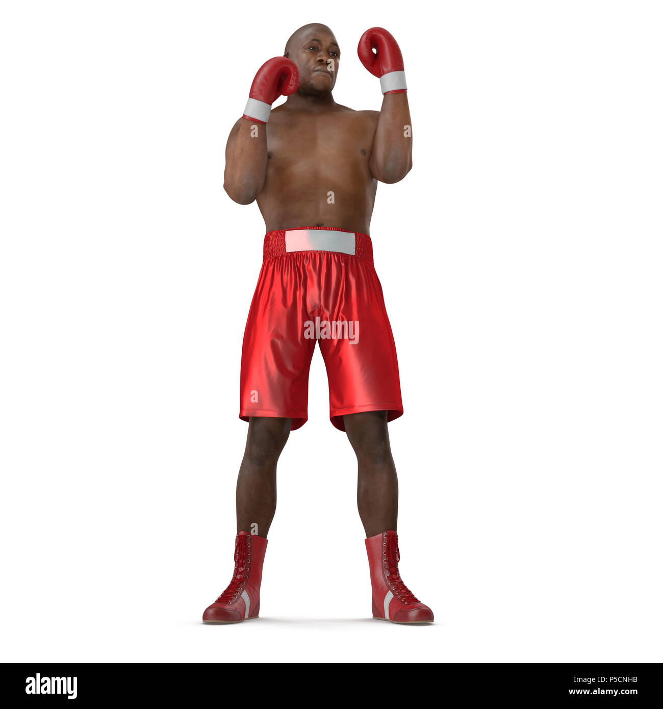 Strong body african male boxer Cut Out Stock Images & Pictures - Alamy