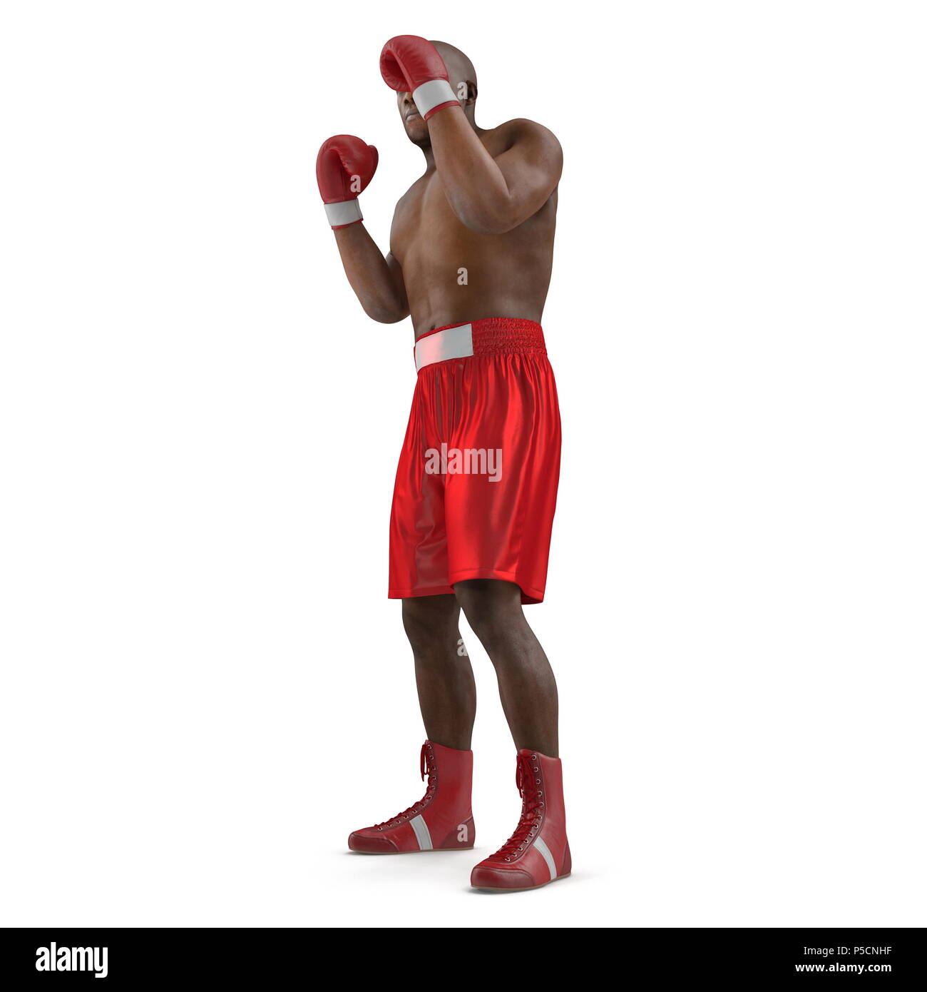 Strong body african male boxer Cut Out Stock Images & Pictures - Alamy