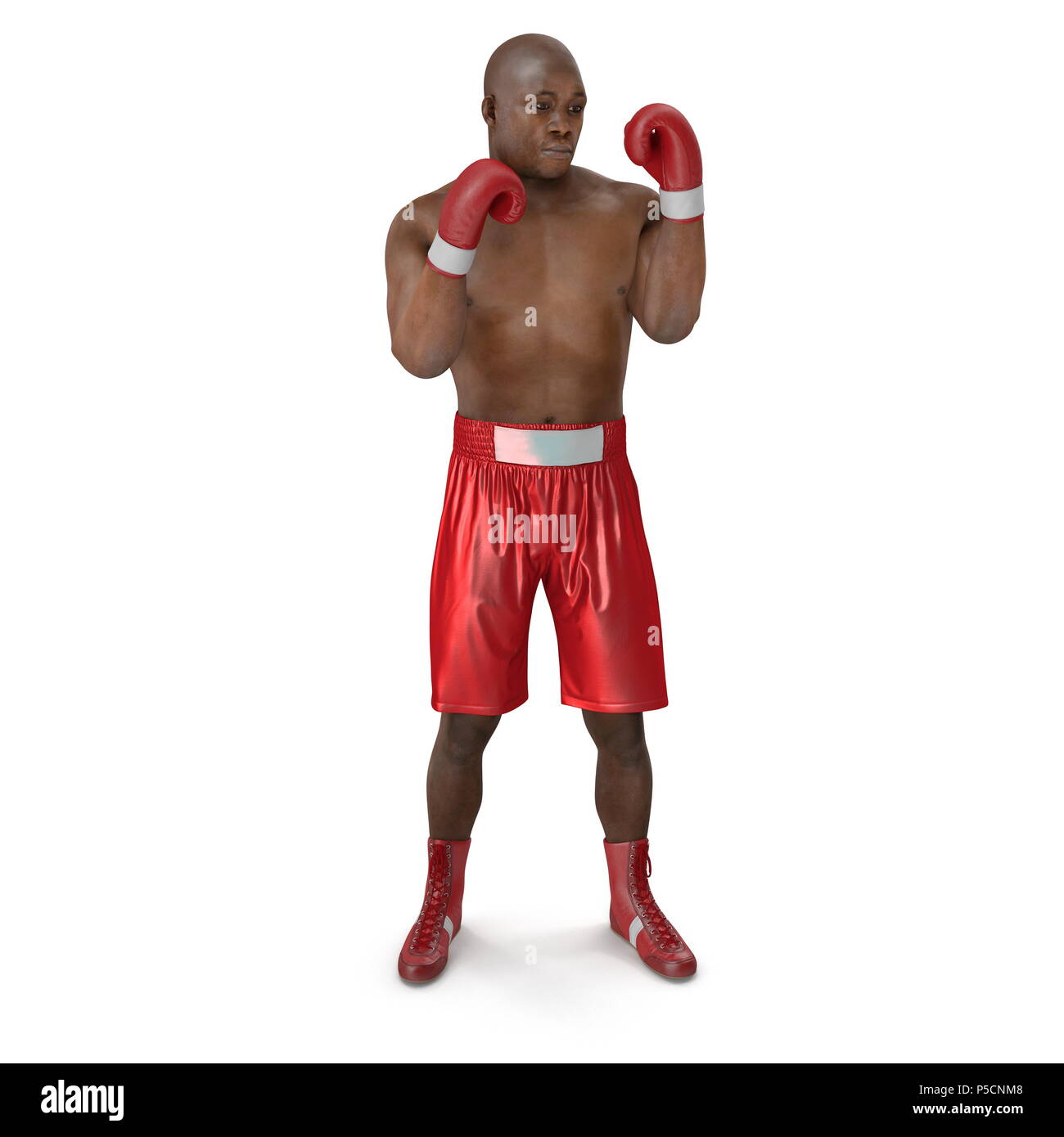 Strong body african male boxer Cut Out Stock Images & Pictures - Alamy