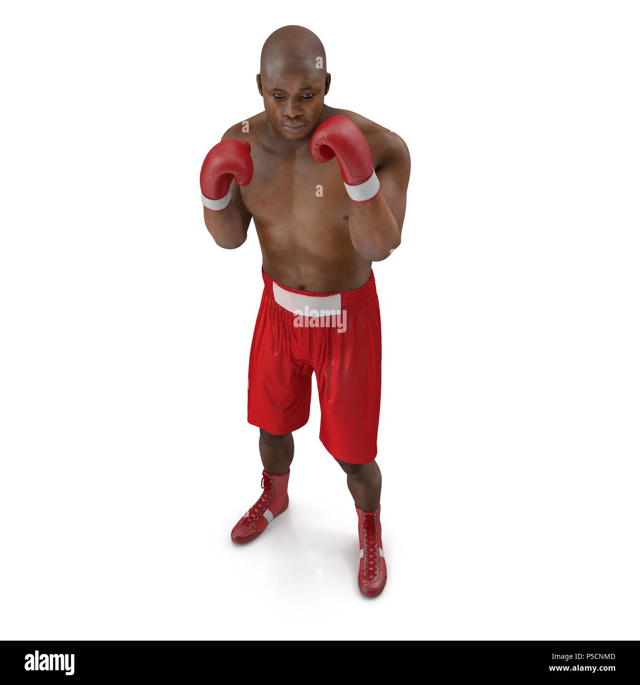 Strong body african male boxer Cut Out Stock Images & Pictures - Alamy