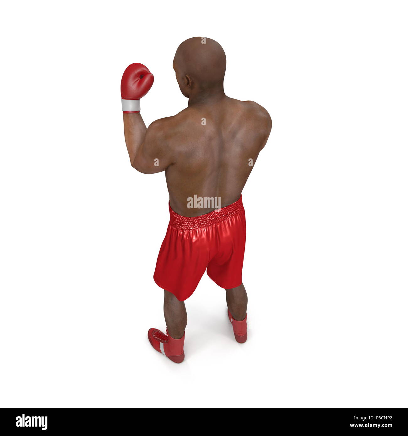 Strong body african male boxer Cut Out Stock Images & Pictures - Alamy