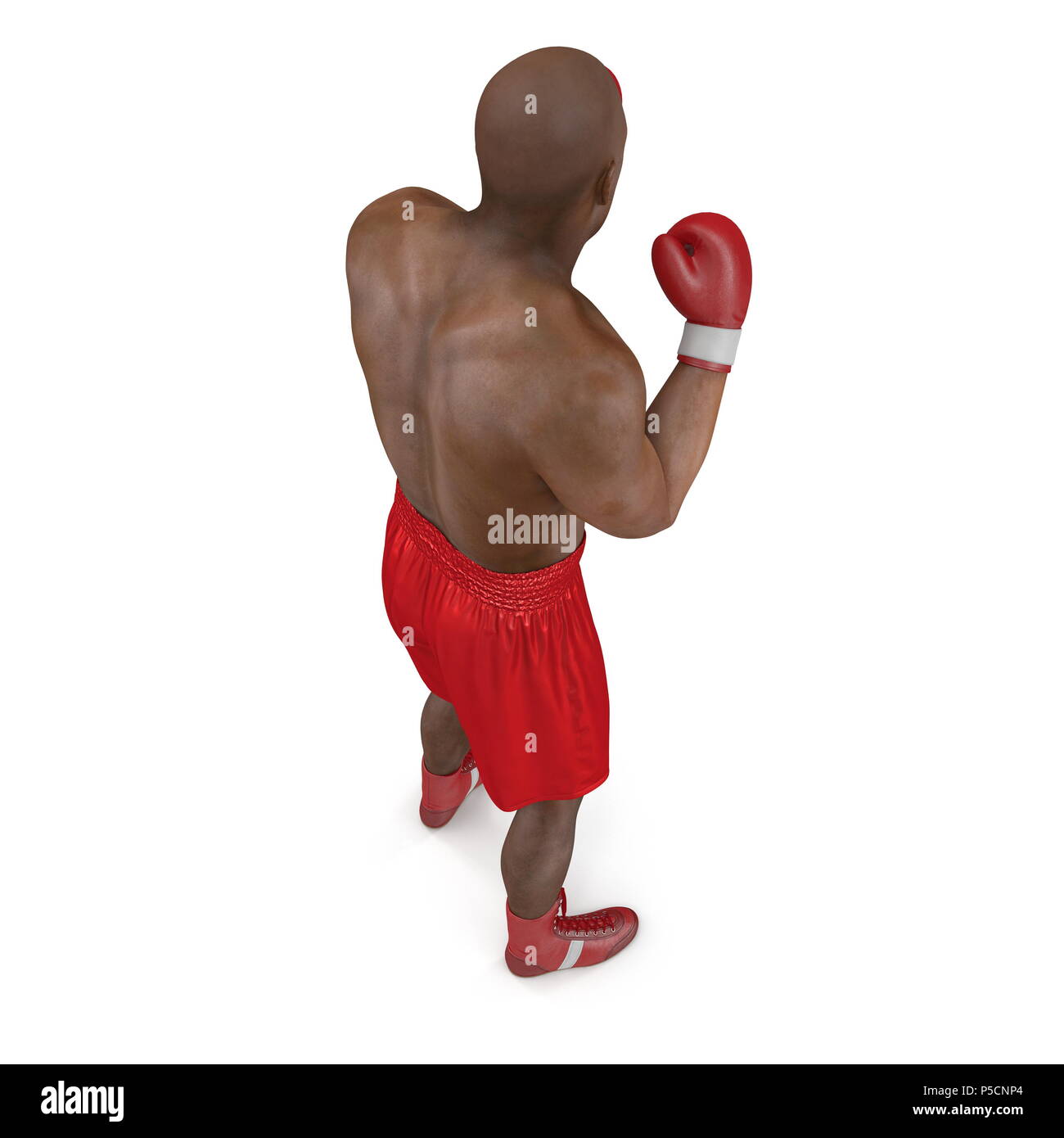 Strong body african male boxer Cut Out Stock Images & Pictures - Alamy