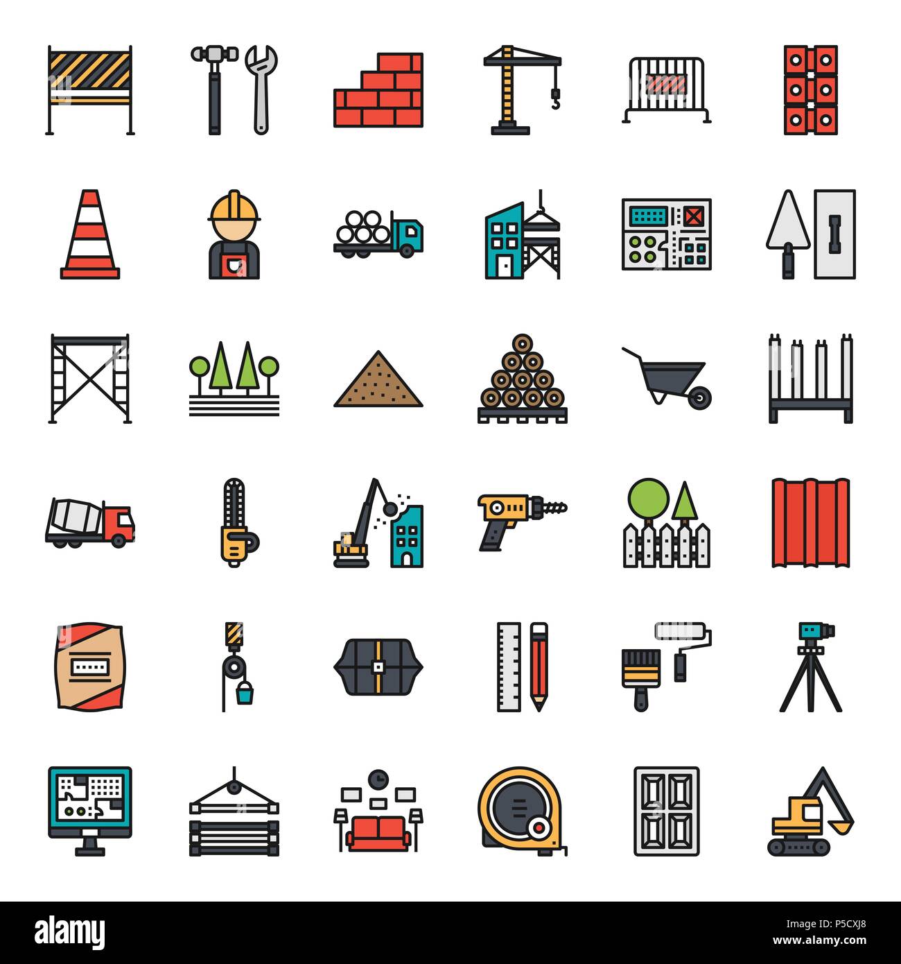 Measuring box construction Stock Vector Images - Alamy