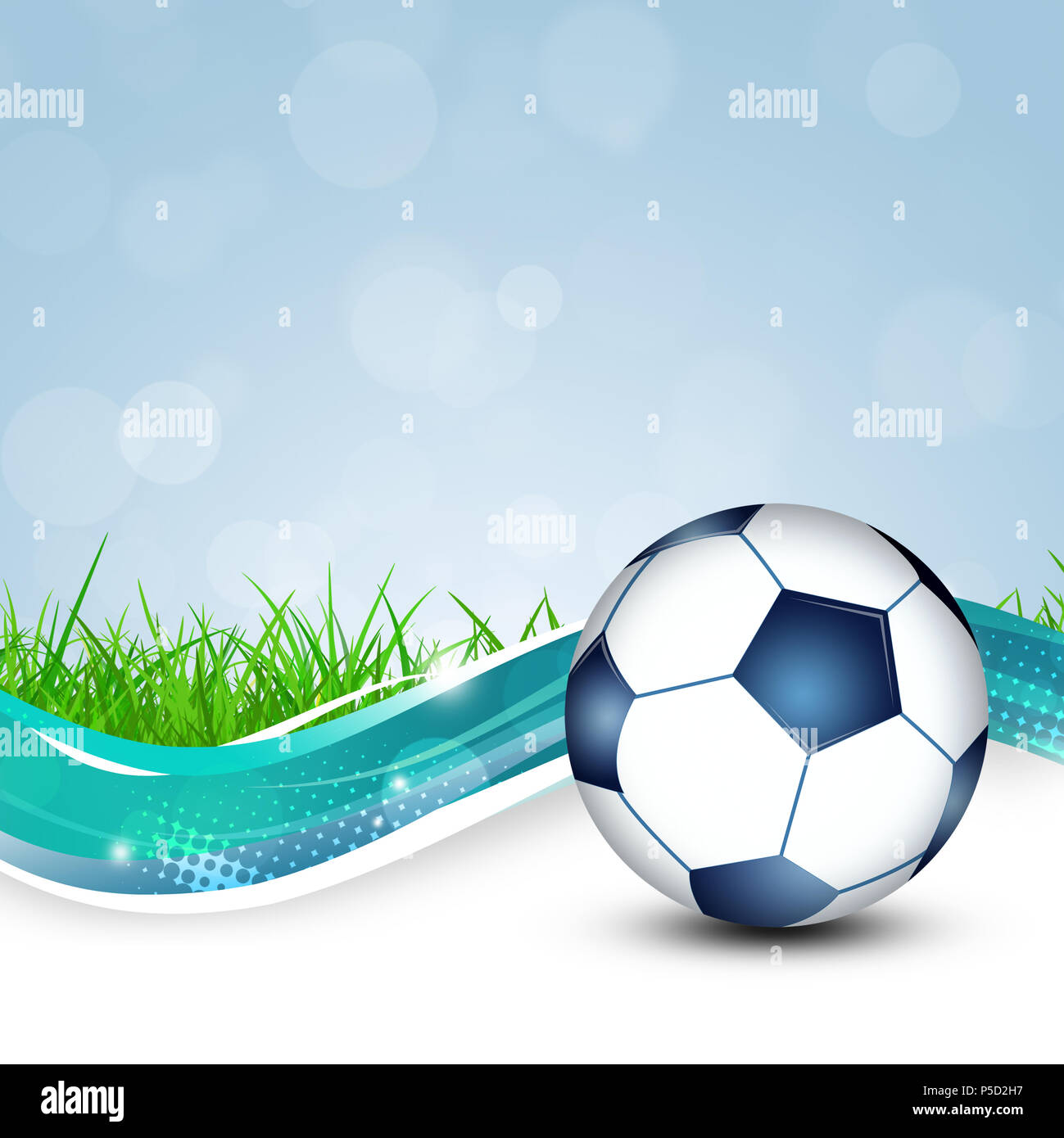 active sport background with a football ball Stock Photo - Alamy