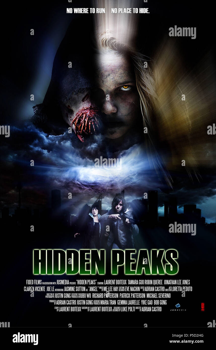 HIDDEN PEAKS, poster, bottom, fromn left: Tamara Guo, Laurent Boiteux ...