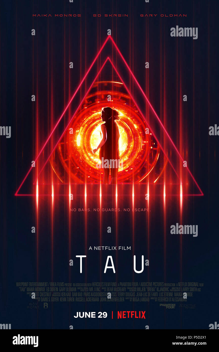 TAU, US poster, Maika Monroe, 2018. © Netflix /Courtesy Everett ...
