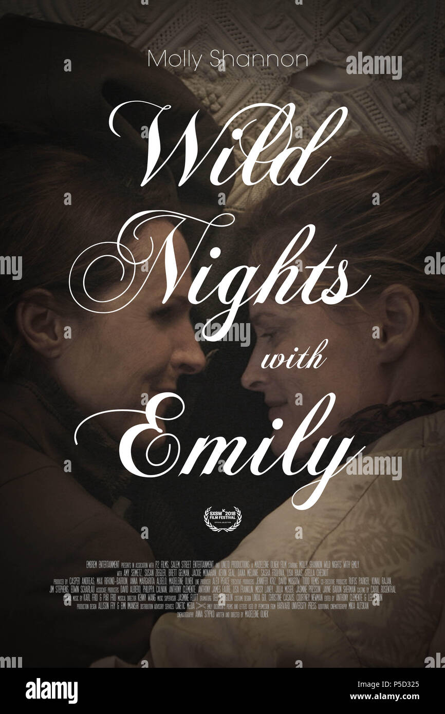 WILD NIGHTS WITH EMILY, poster, Molly Shannon as Emily Dickinson, Susan ...