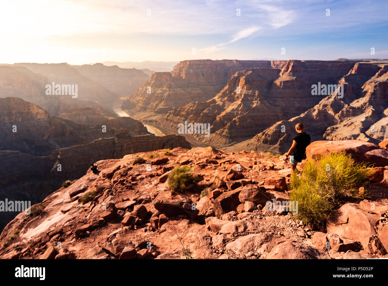 West rim of Grand Canyon in Arizona USA Stock Photo - Alamy