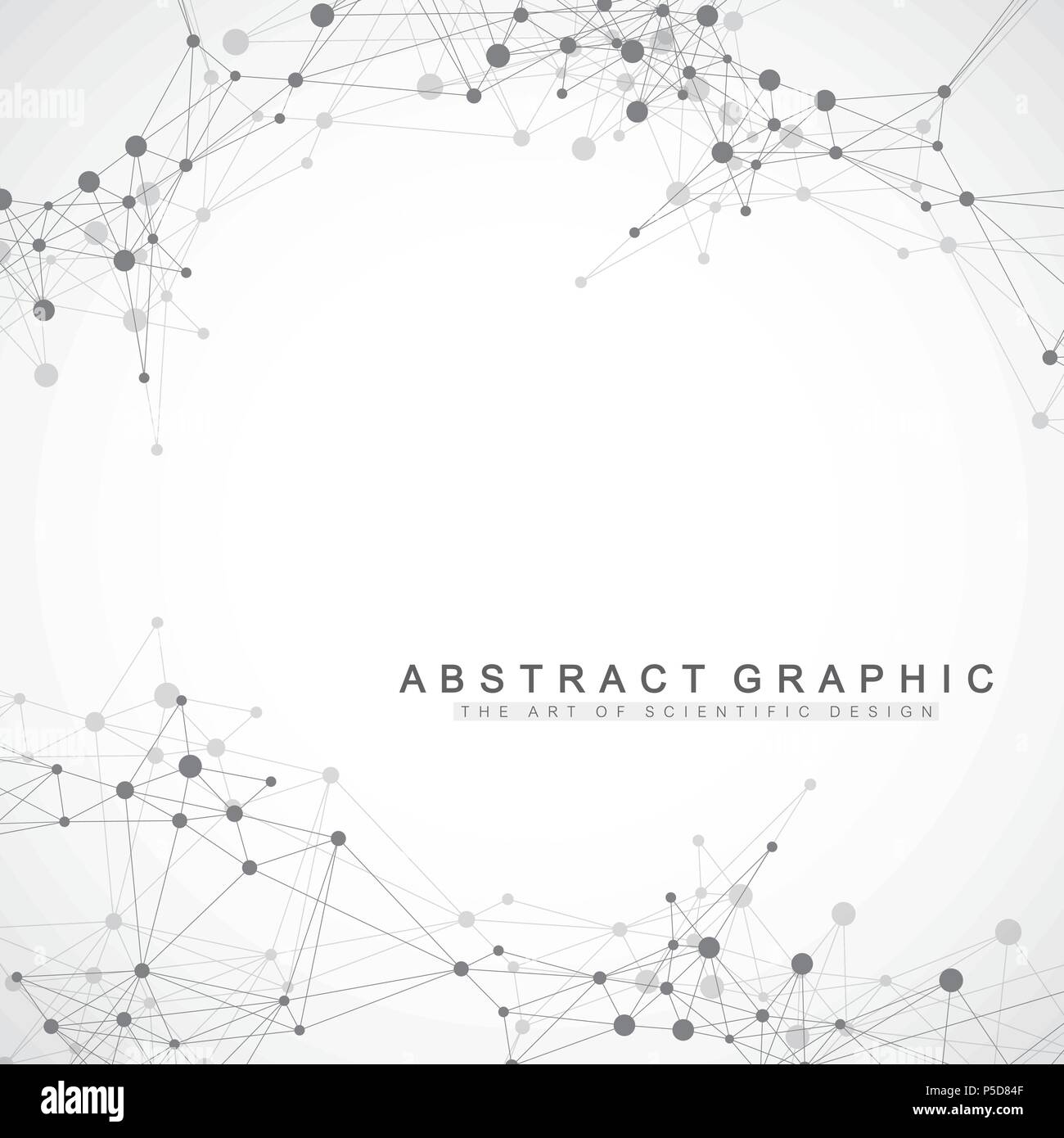 Geometric graphic background communication. Global network connections ...