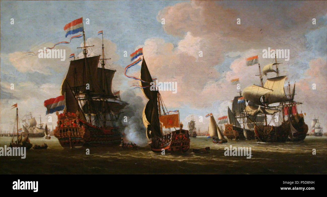 The Dutch Fleet in the Harbor of Amsterdam 17th century. N/A 55 Abraham ...
