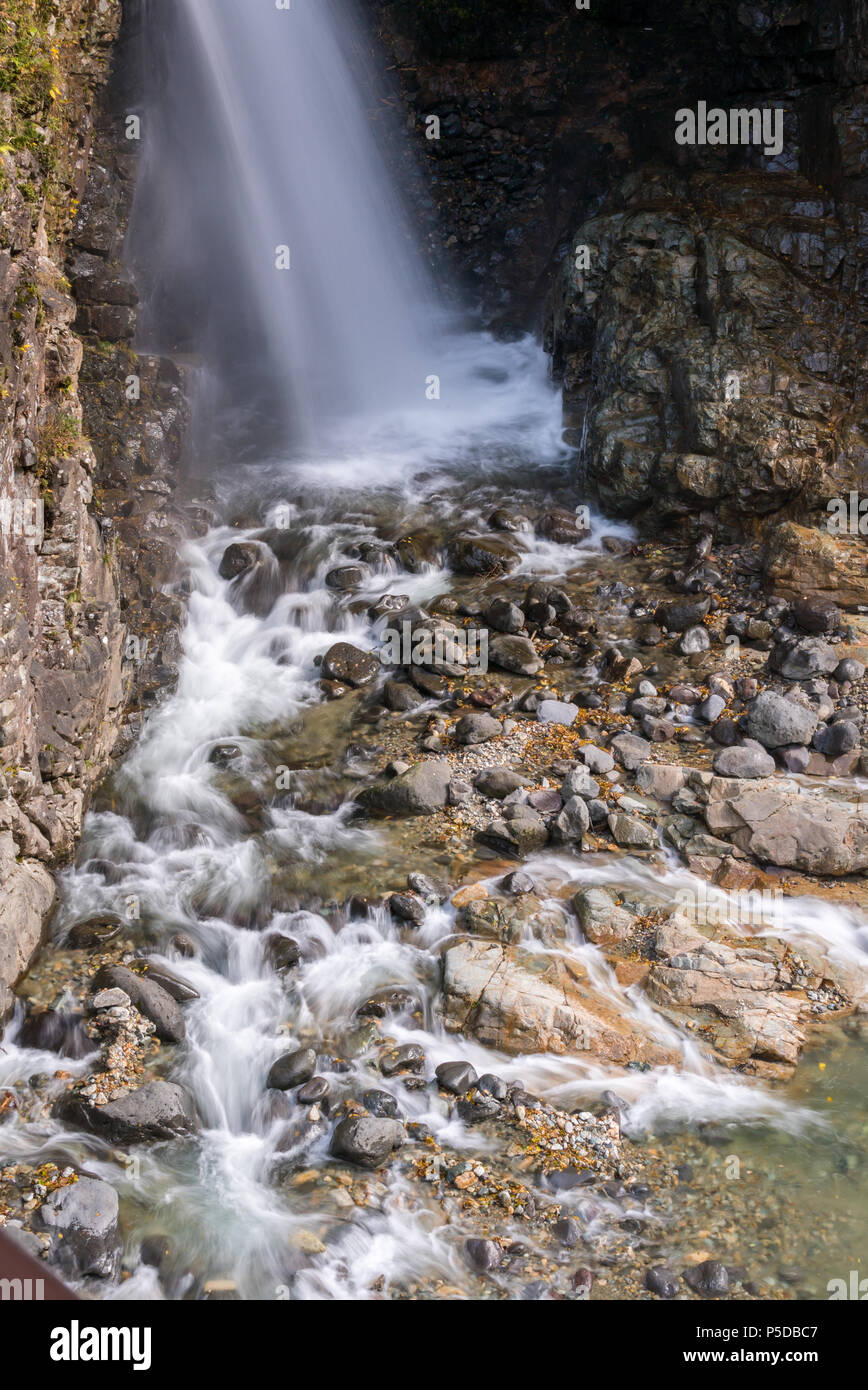 Rainbow waterfall at Ryuyo Gorge Nikko Tochigi Japan Stock Photo - Alamy