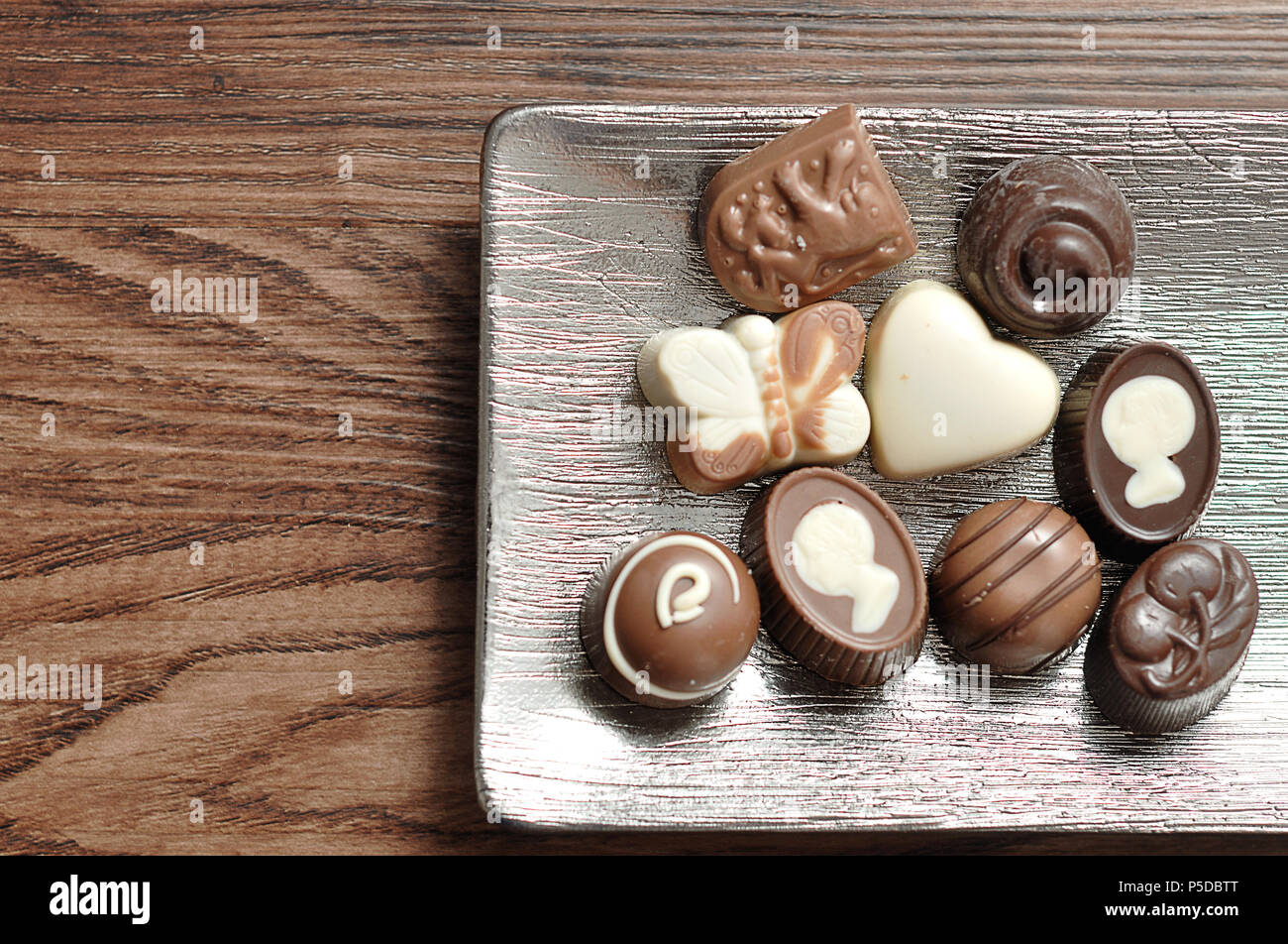 Silver candy tray hi-res stock photography and images - Alamy