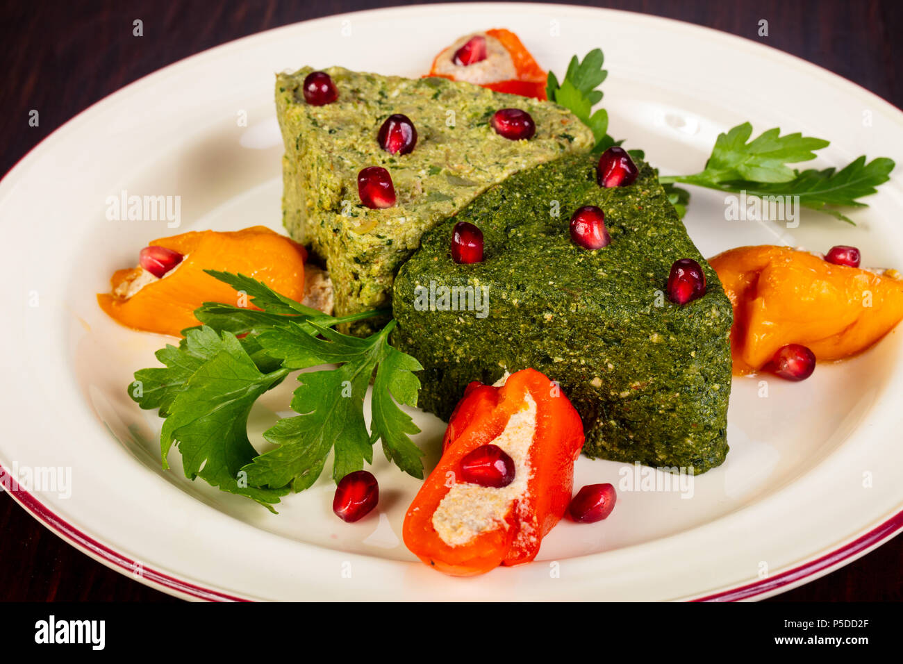 Spinach pkhali traditional georgian cold hi-res stock photography and ...