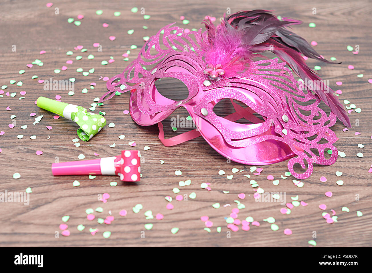Pretty Pink Masquerade Masks