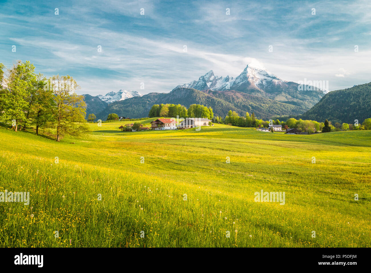 Switzerland spring mountain hi-res stock photography and images - Alamy