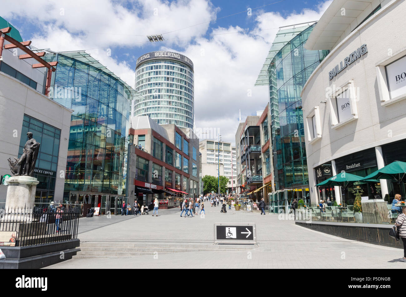 Bull Ring Shopping Centre in the centre of Birmingham Stock Photo - Alamy