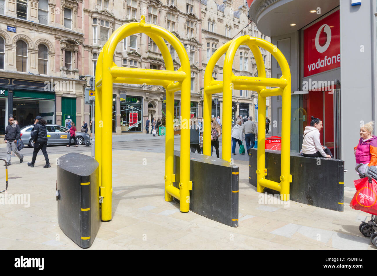 Street barriers hi-res stock photography and images - Alamy