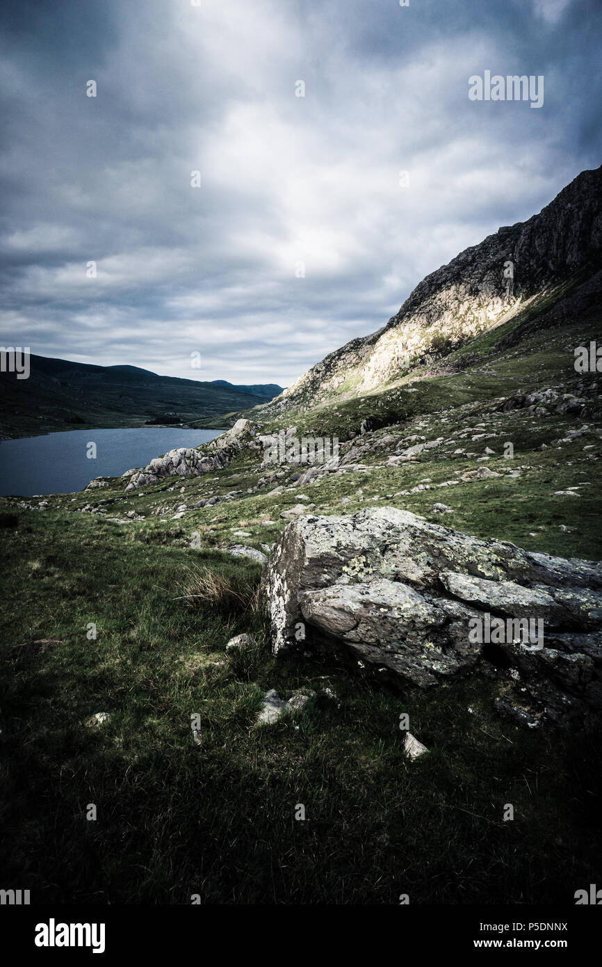 During his visit to snowdonia hi-res stock photography and images - Alamy