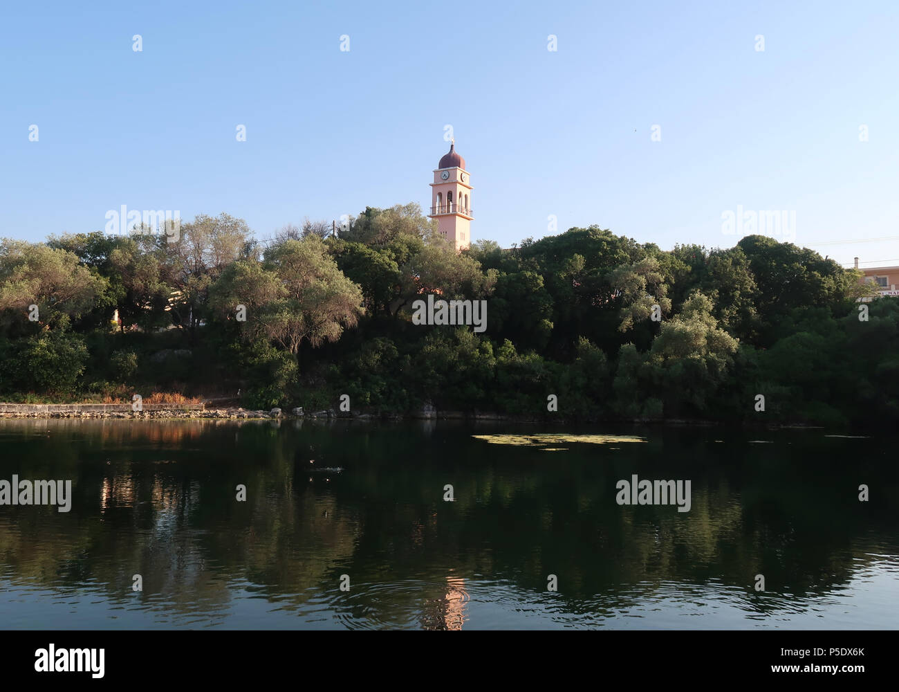 Karavomilos lake, Kefalonia - Greece Stock Photo - Alamy